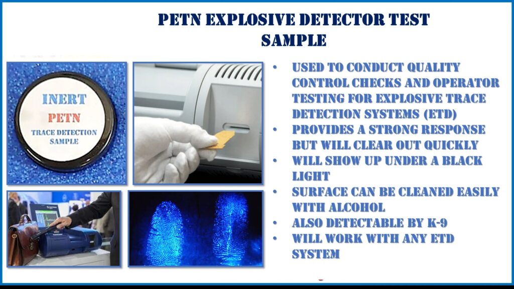 PETN Explosive Trace Detector Training/Testing sample (INERT) - Kejo ...