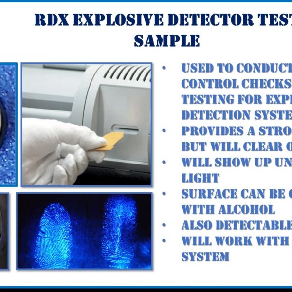 RDX Explosive Trace Detection Testing/Training Inert Sample - Kejo ...